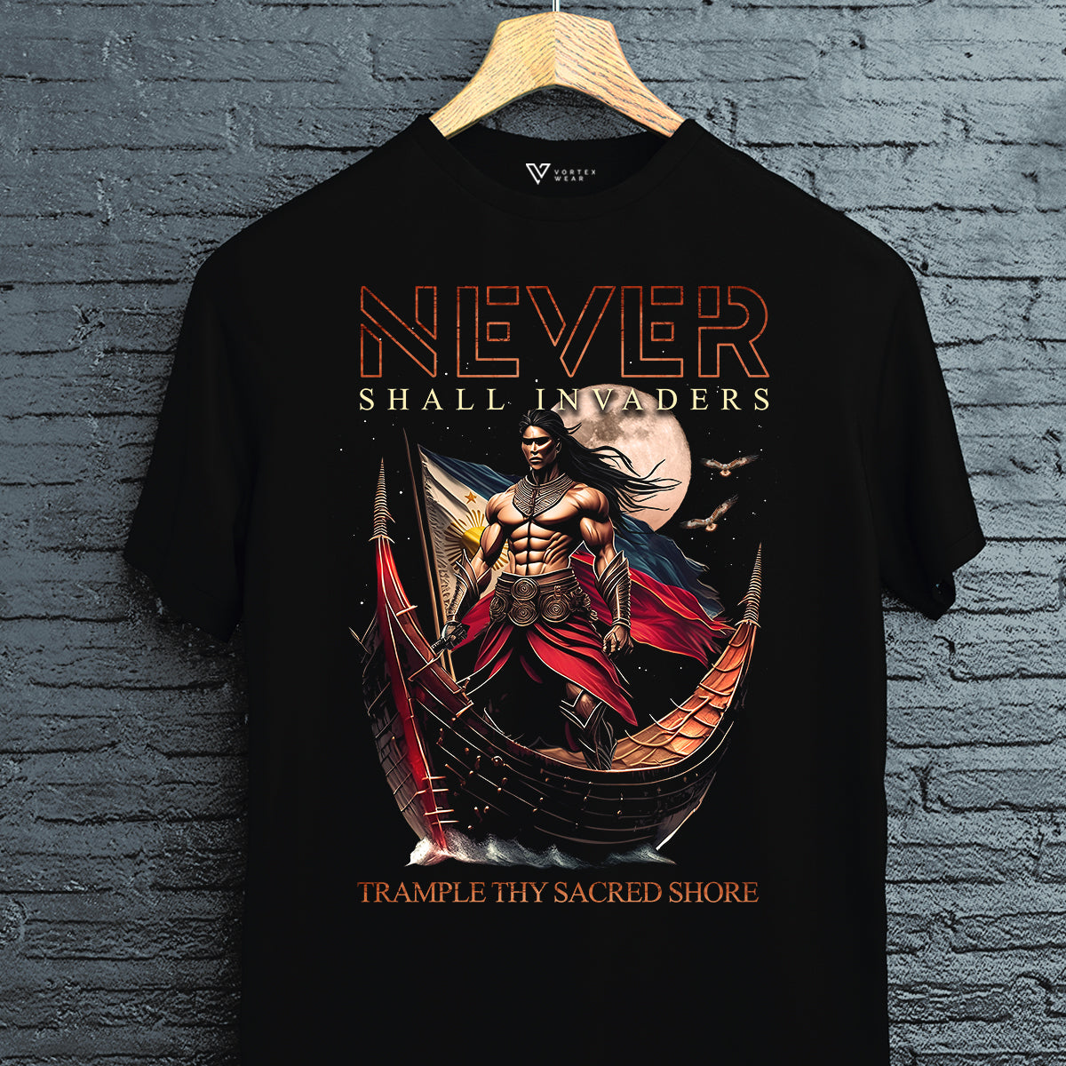 Never Shall Invaders Trample Thy Sacred Shore – Vortex Apparel Clothing