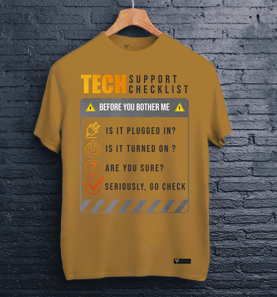 Tech Support Checklist – Vortex Apparel Clothing