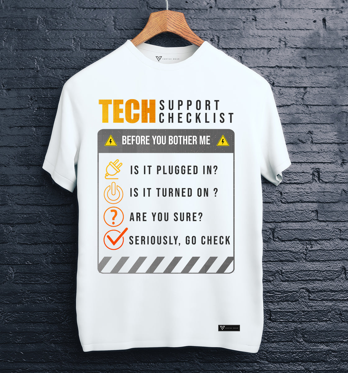 Tech Support Checklist – Vortex Apparel Clothing